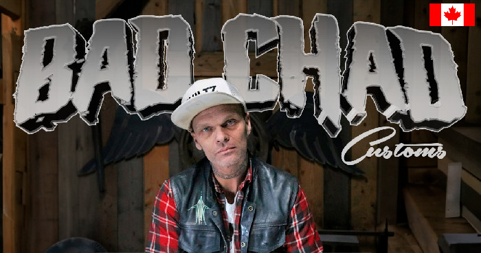 Kanadalainen autorakentaja ja televisiopersoona "Bad Chad" Hiltz saapuu ...